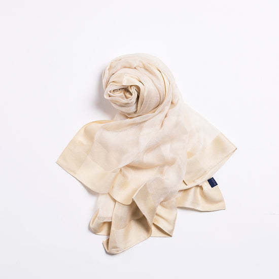 Muto Silk cashmere stole "Frame" – By Emotion International